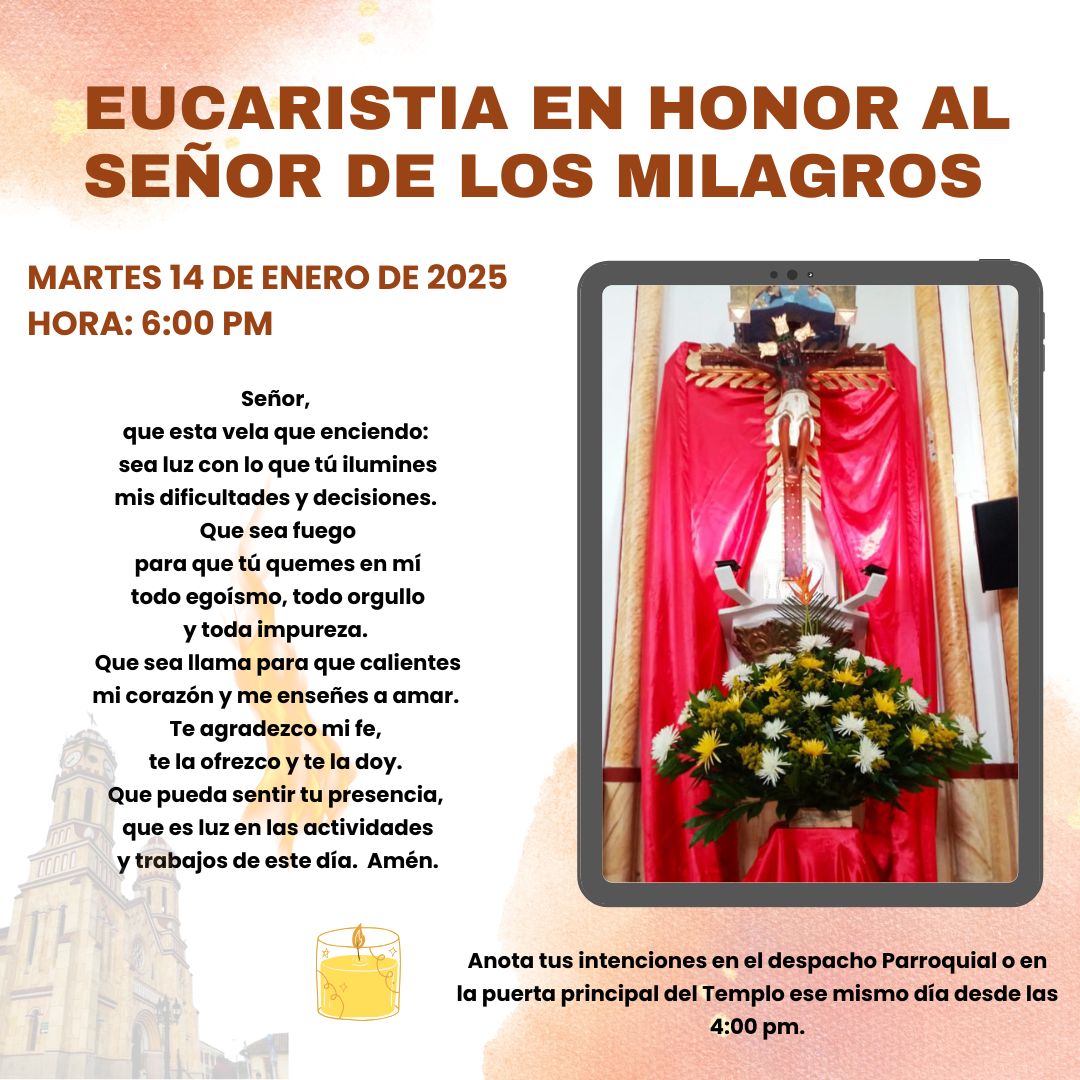 EUCARISTIA EN HONOR AL SEÑOR DE LOS MILAGROS | Arquidiócesis de Bogotá